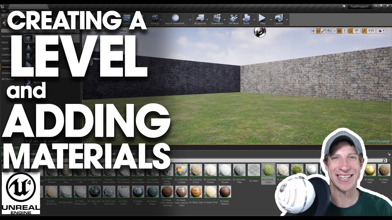 Creating A Level And Adding Materials In Unreal Engine The Rendering Essentials